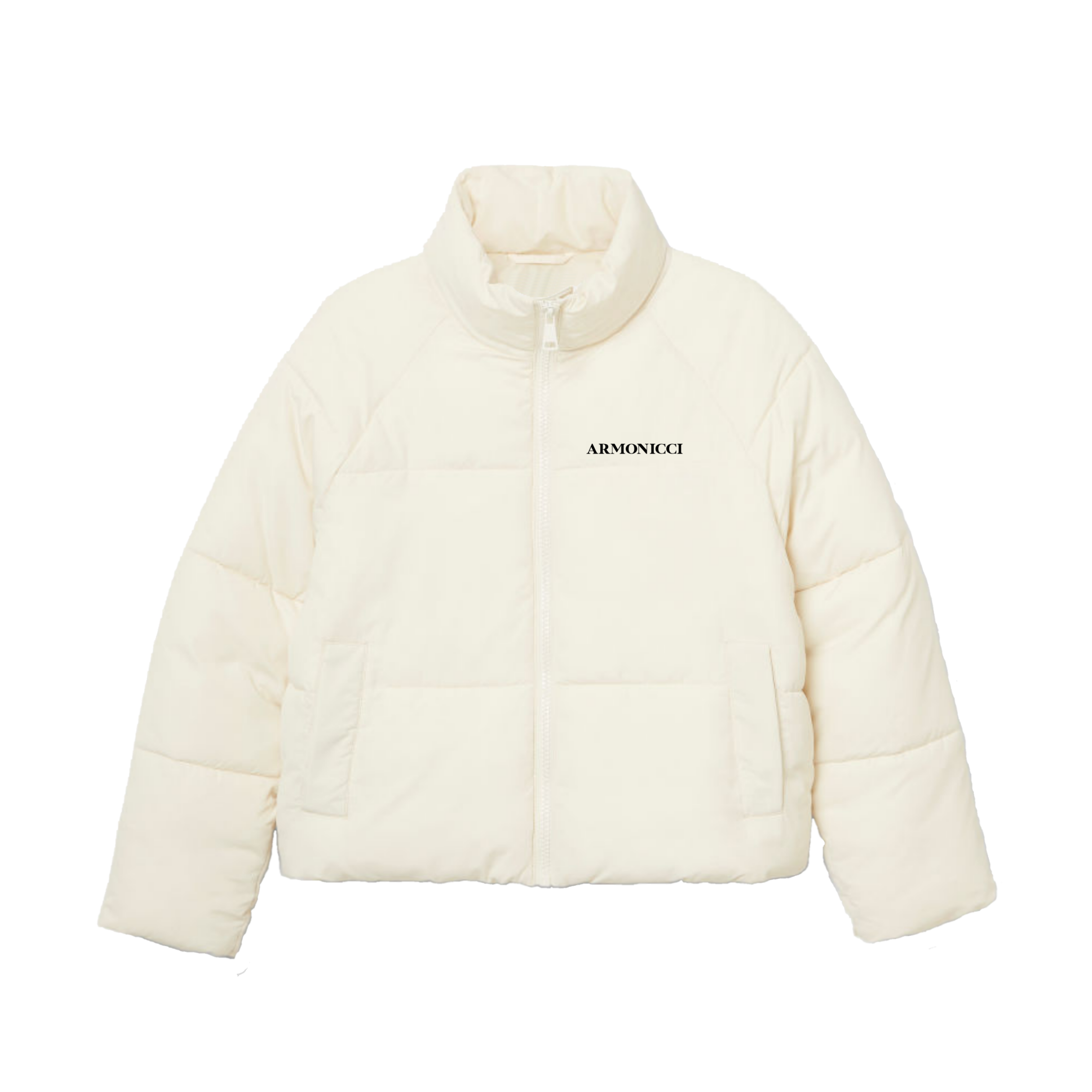 Cream Puffer Jacket | Luxury Minimal Streetwear – ARMONICCI
